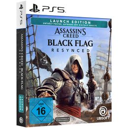 Ubisoft Spielesoftware &raquo;Assassin&rsquo;s Creed Black Flag Resynced - Launch Edition&laquo; PlayStation 5 blau EXKLUSIVE NEUE INHALTE &ndash; NOCH MEHR ABENTEUER