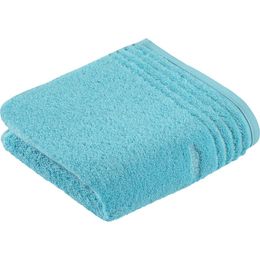 Vossen Handtuch &raquo;Vienna Style Supersoft&laquo; Supersoft Baumwolle blau Webfrottier, Baumwolle B/L: 60cmx110cm, 2 Stk., Webfrottier