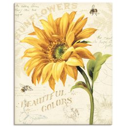 Artland Wandbild &raquo;Under the Sun II&laquo; Blumenbilder 1 Stk. tlg. als Alubild, Leinwandbild, Poster, Wandaufkleber in verschied. Gr&ouml;&szlig;en Leinwand B/H/T: 30cm x 40cm