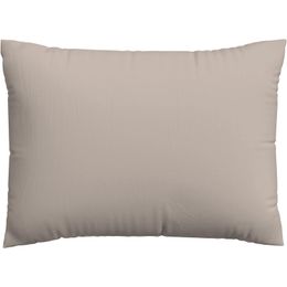 Schlafgut Kissenbezug &raquo;Premium Kissenbezug Knitted Jersey (1 St)&laquo; Ton-in-Ton Rei&szlig;verschluss, Bio-Baumwolle mit Elasthan, Uni, OEKO Tex beige Jersey, 