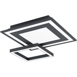 Eglo Deckenleuchte &raquo;SAVATARILA-Z&laquo; LED-Modul 1 Stk. warmwei&szlig; - kaltwei&szlig; Deckenleuchte aus Stahl - 2,7W und 2,7W - warmwei&szlig; - kaltwei&szlig; schwarz H: 7cm, 1