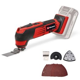 Einhell Akku-Multifunktionswerkzeug &raquo;TE-MG 18/1 Li - Solo&laquo; ohne Akku und Ladeger&auml;t rot Kunststoff Magnetische 12-Pin-Werkzeugaufnahme