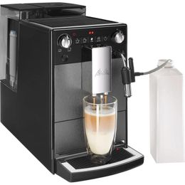 Melitta Kaffeevollautomat &raquo;Avanza F270-100 Mystic Titan&laquo; Kompakt, aber XL Wassertank & XL Bohnenbeh&auml;lter, Milchschaum-System grau Einheitsgr&ouml;&szlig;e 
