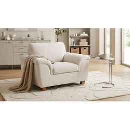OTTO home Sessel &raquo;Egedal Sitzbreite 58 cm, Holzf&uuml;&szlig;e&laquo; Sessel mit oder ohne Kopfteilverstellung erh&auml;ltlich 100% Polyester Luxus-Microfaser weich,mit 