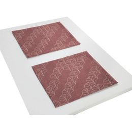 Adam Platzset &raquo;Argentinian Criolla&laquo; GOTS organic,zertifiziert durch CERES 0242,Made in Germany rot Obermaterial: 100% Baumwolle B/L: 40cm x 50cm, 2 Stk., 