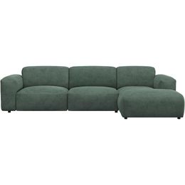 FLEXLUX Ecksofa &raquo;Lucera bequem und komfortabel durch hochwertigen Sitzaufbau, L.Form&laquo; modern & anschmiegsam, Kaltschaum, Stahl-Wellenunterfederung 
