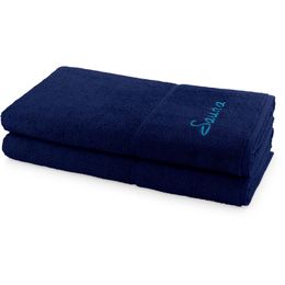 M&ouml;ve for frottana Saunatuch gr&uuml;n Walkfrottier, Obermaterial: 100% Baumwolle B/L: 80cmx200cm, 2 Stk., Walkfrottier