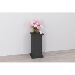 FMD Container &raquo;Essex&laquo; Breite 30 cm schwarz Holzwerkstoff Matera, B/H/T: 30cm x 57,4cm x 30cm, T&uuml;ren: 1 Stk.
