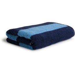 M&ouml;ve Handt&uuml;cher &raquo;Block Streifen&laquo; Handtuch mit Blockstreifen, 100% Premium Baumwolle, Made in Germany blau Walkfrottier, Obermaterial: 100% Baumwolle B/L: 