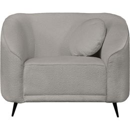 Home Affaire Sessel &raquo;Ashly&laquo; in 3 Bezugsvarianten, Boucl&eacute;, Samtoptik und Struktur weich. grau 93% Polyester, 6% Acryl, 1% Baumwolle Boucl&eacute;, B/H/T: 