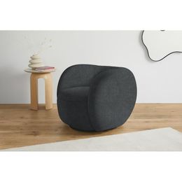 homsy by Ana Johnson Sessel &raquo;Pebbla, exklusiver, formsch&ouml;ner Designsessel, Drehsessel&laquo; Mit oder ohne Drehfunktion, in Luxus-Microfaser oder Chenille 