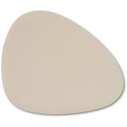zeller Platzset Kunstleder, abwischbar beige B/L: 34cm x 42cm, 6 Stk., PVC, oval