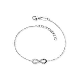 Engelsrufer Damen Armband &raquo;Yin Yang Infinity Ocean Shade&laquo; Made in Germany - mit Zirkonia (synth.) silber 20cm, Silber 925 (Sterlingsilber)