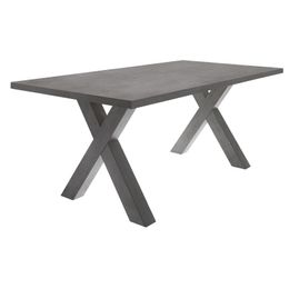 M&auml;usbacher Esstisch &raquo;Mister&laquo; OTTOS Choice, Gestell in X-Form grau B/H/T: 180cm x 75cm x 90cm, Gestell: Graphitfarben