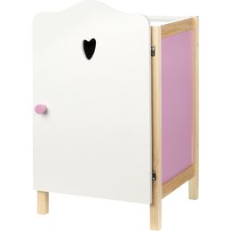 Roba Puppenkleiderschrank &raquo;Schrank Scarlett&laquo; wei&szlig; Einheitsgr&ouml;&szlig;e Puppenkleiderschrank