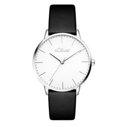 s.Oliver Damen s.Oliver Quarzuhr &raquo;Modern Basics&laquo; Armbanduhr, Damenuhr, analog Einheitsgr&ouml;&szlig;e
