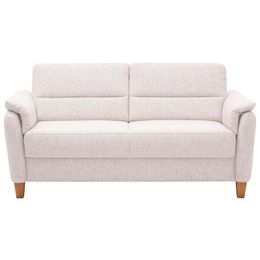 Home Affaire 2,5-Sitzer &raquo;Palmera, B: 179 cm&laquo; mit Federkern beige 100% Polyester;Struktur (100% Polyester);Luxus-Microfaser in Lederoptik (100% 