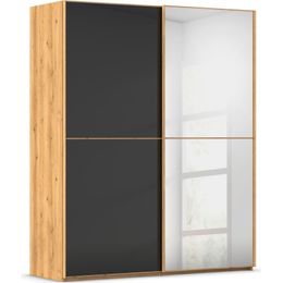 Rauch Schwebet&uuml;renschrank &raquo;Kleiderschrank Schrank Garderobe Schlafzimmerschrank SCALE-DUO&laquo; edle zweigeteilte T&uuml;ren Spiegel/Glas-Mix 3 Zierleisten MADE