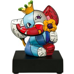 Goebel Sammelfigur &raquo;Spring Elephant&laquo; bunt Holzwerkstoff, Porzellan B/H/T: 6cm x 13,5cm x 10cm