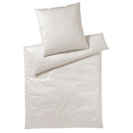 Elegante Bettw&auml;sche &raquo;Solid Jersey&laquo; 2 Stk. angenehmes Hautgef&uuml;hl wei&szlig; Interlock-Jersey, Obermaterial: 100% Baumwolle B/L: 135cm x 200cm, 1 Stk., 1 Stk., 