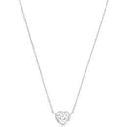 JOOP! Damen JOOP! Kette mit Anh&auml;nger &raquo;Herz&laquo; mit Zirkonia (synth.) silber Silber 925 (Sterlingsilber), L: 45 B: 1,4mm