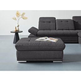 COTTA Hocker &raquo;Holiday&laquo; 1 Stk. tlg. schwarz 100% Polyester B/H/T: 112cm x 46cm x 72cm, Struktur soft