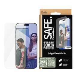 SAFE by PanzerGlass Displayschutzglas &raquo;Anti-Blue Light Screen Protection&laquo; f&uuml;r Apple iPhone 16 Pro Max 1 Stk. tlg. Displayschutzfolie, Schutzfolie, 