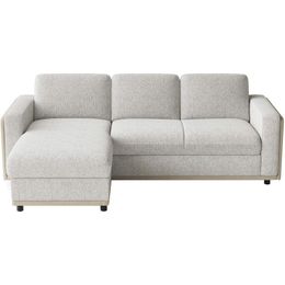 Sit & More sit&more Ecksofa &raquo;Cordoba&laquo; wahlweise mit Schlaffunktion und Bettkasten oder Stauraum 100% Polyester B/H/T: 236cm x 85cm x 161cm, Chenille, Recamiere 
