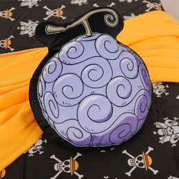 Quelle Dekokissen &raquo;One Piece&laquo; hochfarbig bedruckt blau Polyester B/L: 32cm x 35cm, 1 Stk.
