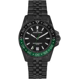 Jacques Lemans Herren Quarzuhr &raquo;Liverpool Diver&laquo; Armbanduhr, Herrenuhr, Edelstahlarmband, analog, Tag Einheitsgr&ouml;&szlig;e