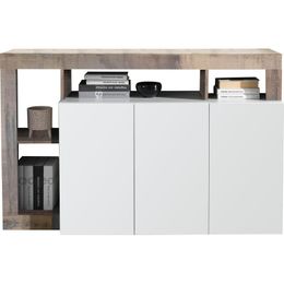Home Affaire Sideboard &raquo;Hamburg&laquo; Breite 146 cm B/H/T: 146cm x 93cm x 42cm, 3 Stk.