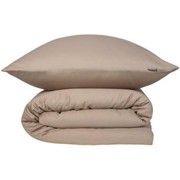 Schiesser Bettw&auml;sche &raquo;Ella seidenmattes Premiumbettw&auml;scheset aus feinstem Baumwollsatin&laquo; 2 Stk. Made in Green braun Satin, Obermaterial: 100% Baumwolle B/L: 