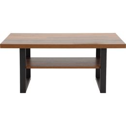Hela Couchtisch &raquo;ANTON&laquo; mit Ablagefl&auml;che schwarz B/H/T: 105cm x 45cm x 69cm