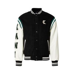 Karl Kani Jacke Herren Gr&ouml;&szlig;e M creme / smaragd / schwarz Sommerjacke