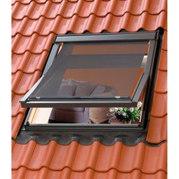 Velux Hitzeschutz-Markise &raquo;mit Haltekrallen MHL MK00 5060&laquo; Tageslicht & Hitzeschutz schwarz Aluminium, Polyester Einheitsgr&ouml;&szlig;e
