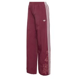 adidas originals Pants 'Firebird' female size 44 Dark pink / Bordeaux / White