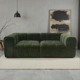 DOMO collection Big-Sofa &raquo;Ghent Megasofa in 2 Breiten, modern, bequem, Breite 220 oder 250cm&laquo; Mit Taschenfederkern und Kassettensteppung 100% 