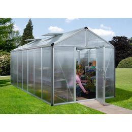 Vitavia Gew&auml;chshaus &raquo;Zeus 13800&laquo; silber B/H/T: 266cm x 547cm