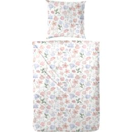 Primera Bettw&auml;sche &raquo;Perkal Bettw&auml;sche Tante Ida&laquo; 2 Stk. mit floralem Dessin bunt Perkal, Obermaterial: 100% Baumwolle B/L: 135cm x 200cm, 1 Stk., 1 Stk., 