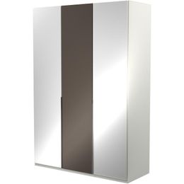 Musterring Kleiderschrank &raquo;San Diego, Kleiderschrank, Schrank, Garderobe, mit Glast&uuml;ren&laquo; 1 Stk. tlg. 3-t&uuml;rig (ged&auml;mpft), 4 B&ouml;den, 2 Kleiderstangen, Chromgriffe 