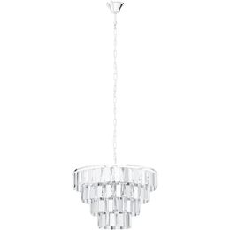 Eglo H&auml;ngeleuchte &raquo;ERSEKA Pendellampe - Stahl - E14 - 7X40W - IP20&laquo; E14 1 Stk. H&auml;ngelampe, Deckenlampe, Wohnzimmer, Esszimmer, H145 x &Oslash;48,5 cm 7, &Oslash; 