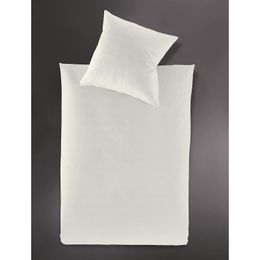 Irisette Bettw&auml;sche &raquo;Lumen 8129&laquo; 2 Stk. hochwertig und traumhaft weich beige Interlock-Jersey, Obermaterial: 100% Baumwolle B/L: 155cm x 200cm, 1 Stk., 1 Stk.,