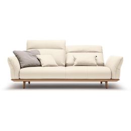Creation BY ROLF BENZ 3-Sitzer &raquo;CR.460, Designsofa mit verstellbarer R&uuml;ckenlehne, extra bequem,&laquo; Sockel in Eiche, F&uuml;&szlig;e Eiche natur, Breite 208 cm wei&szlig;