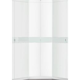 Priess Eckkleiderschrank &raquo;Kleiderschrank Schrank Garderobe W&auml;scheschrank Madrid&laquo; voll ausgestattet, viel Stauraum, MADE IN GERMANY wei&szlig; B/H/T: 193cm