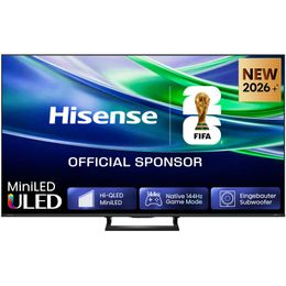 HISENSE Mini-LED-Fernseher &raquo;55E8S&laquo; 139 cm/55 &prime;&prime; Smart-TV Dolby Atmos, Dolby Vision, Hi-QLED MiniLED, AI 4K Upscaler