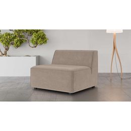 OTTO home Sessel &raquo;Bequemer Sessel Cavan, Ma&szlig;e B/T/H: 90/90/72 cm&laquo; ohne Armlehne, mit Wellenunterfederung, auch in Boucl&eacute; grau 100% Polyester Chenille,