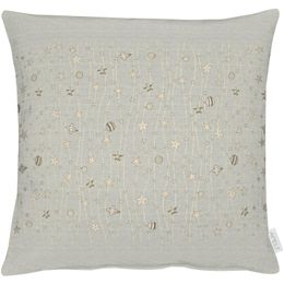 Apelt Dekokissen &raquo;6301&laquo; grau Obermaterial: 65% Polyester, 30% Viskose, 5% Polyacryl B/L: 49cm x 49cm, 1 Stk.