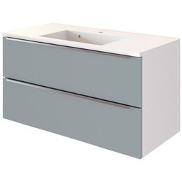 Welltime Waschtisch &raquo;Matera&laquo; Breite 100 cm gr&uuml;n B/H/T: 100cm x 56cm x 47cm