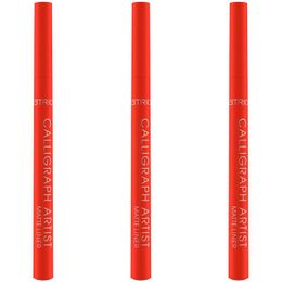 Catrice Damen Eyeliner &raquo;Calligraph Artist Matte Liner&laquo; mit pr&auml;ziser Filzspitze rot Einheitsgr&ouml;&szlig;e