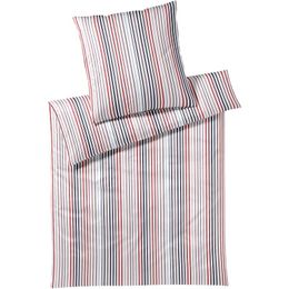 Elegante Bettw&auml;sche &raquo;Drive Jersey&laquo; 2 Stk. angenehmes Hautgef&uuml;hl grau Mako-Jersey, Obermaterial: 100% Baumwolle B/L: 135cm x 200cm, 1 Stk., 1 Stk., Mako-Jersey,